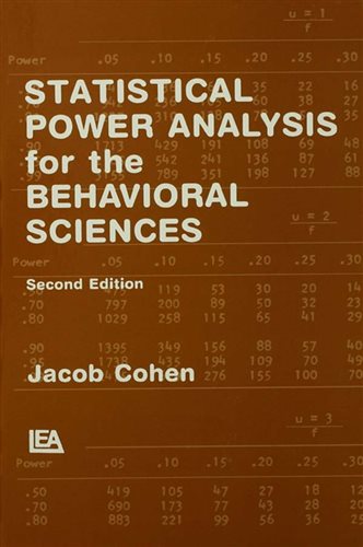 Statistical Power Analysis For The Behavioral Sciences statistical-power-analysis-for-the-behavioral-sciences