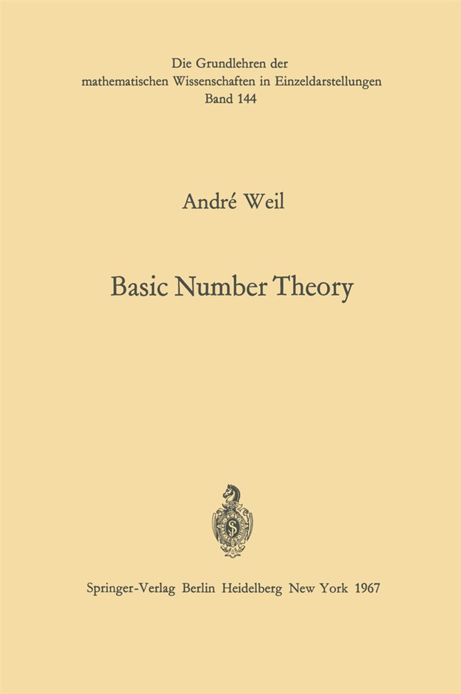 Basic Number Theory by Andre Weil (ebook)