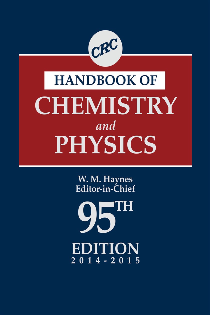 CRC Handbook of Chemistry and Physics (95th ed.)