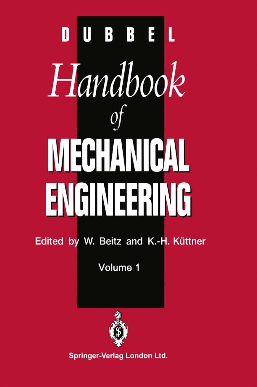 DUBBEL - Handbook of Mechanical Engineering by B.J. Davies (ebook)