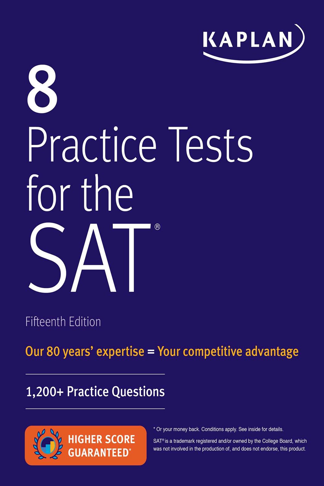 8 Practice Tests for the SAT by Kaplan Test Prep (ebook)