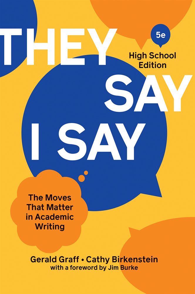 "They Say / I Say" (5th ed.) by Gerald Graff (ebook)