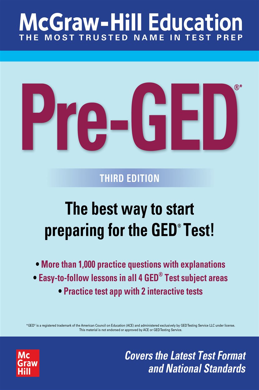 McGraw-Hill Education Pre-GED, Third Edition (3rd ed.)
