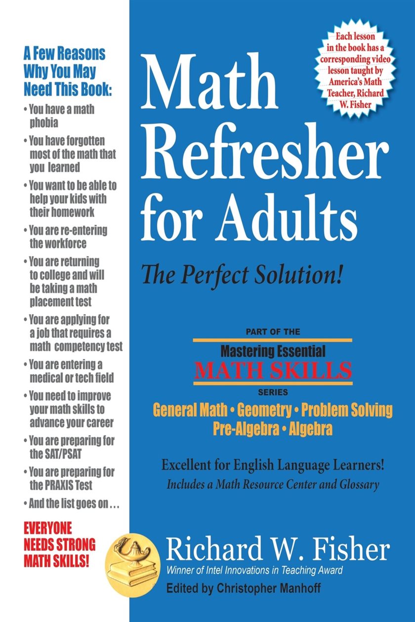 Math Refresher for Adults by Richard W Fisher (ebook)