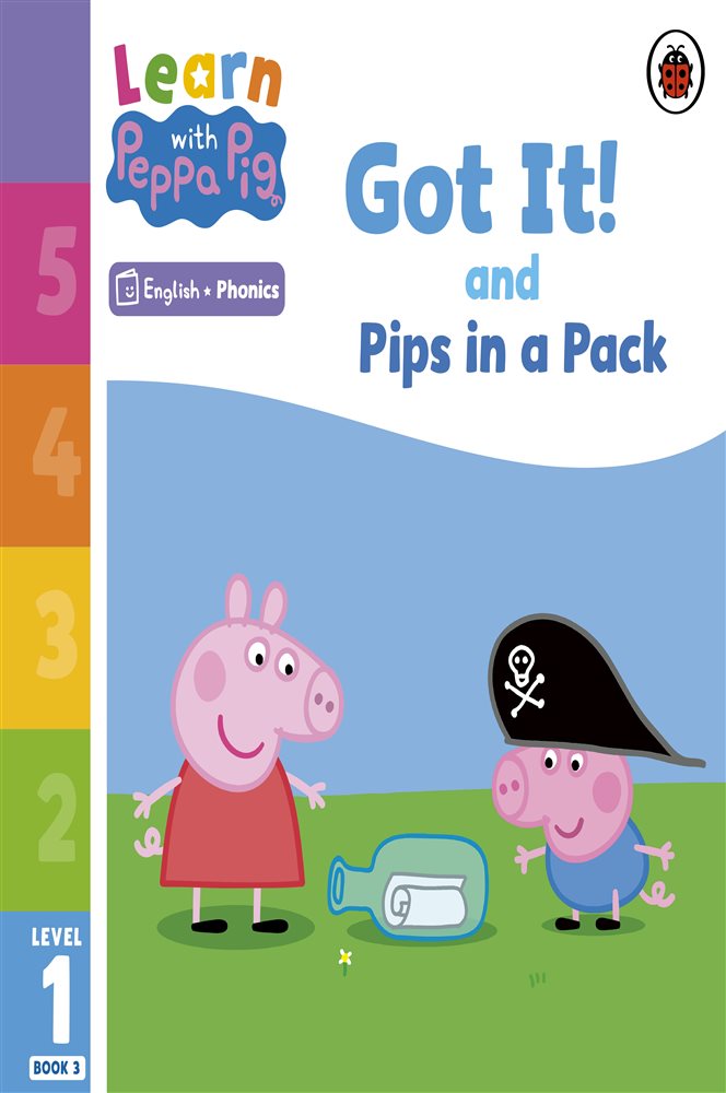 Learn with Peppa Phonics Level 1 Book 3 – Got It! and Pips in a Pack ...
