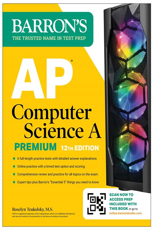 AP Computer Science A Premium, 12th Edition: Prep Book with 6 Practice ...