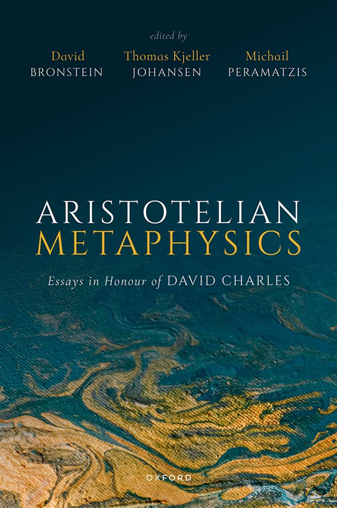 Aristotelian Metaphysics by David Bronstein (ebook)