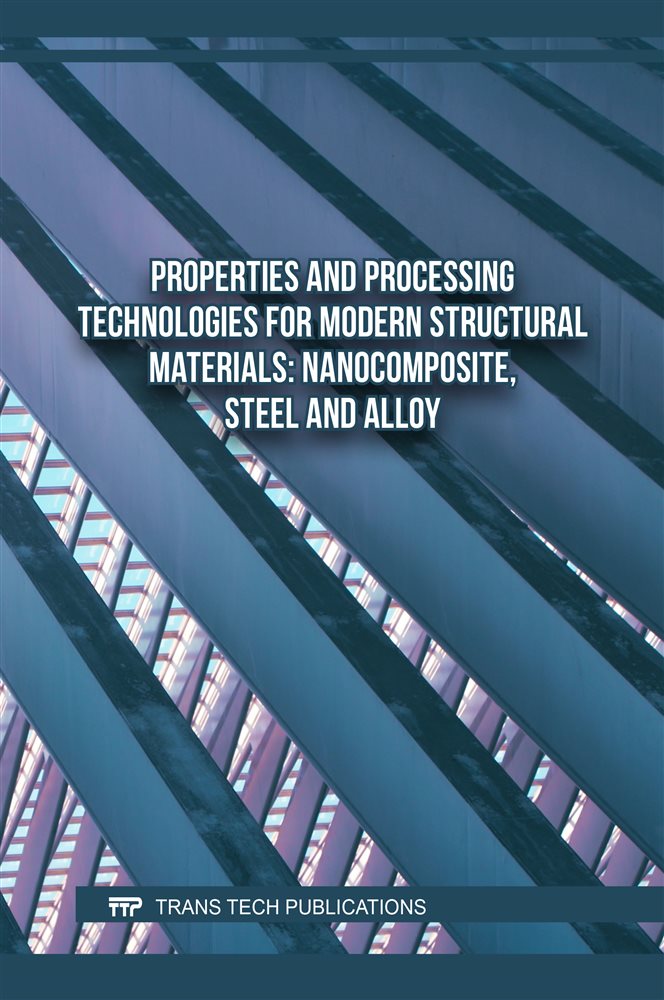 Properties and Processing Technologies for Modern Structural Materials ...