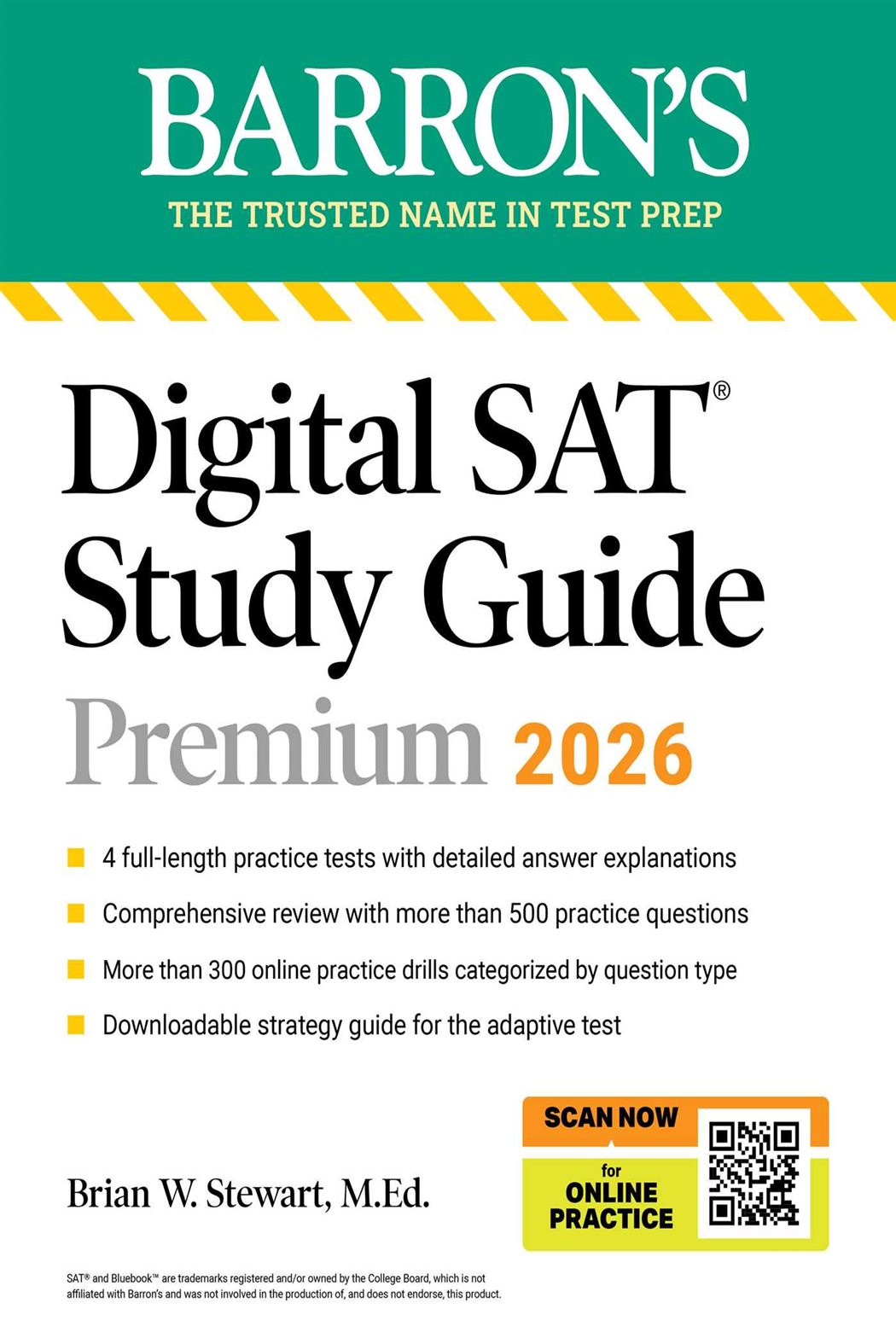 Digital SAT Study Guide Premium, 2026: 3 Practice Tests + Comprehensive ...