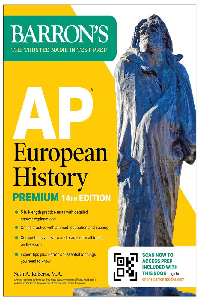 AP European History Premium, Fourteenth Edition: Prep Book with 5 ...