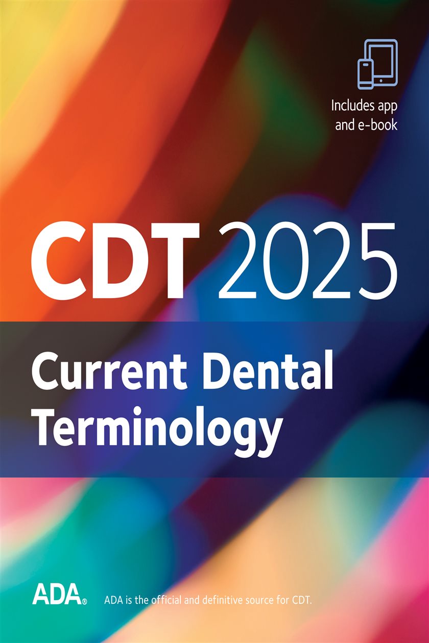 CDT 2025 Book and App by American Dental Association (ebook)