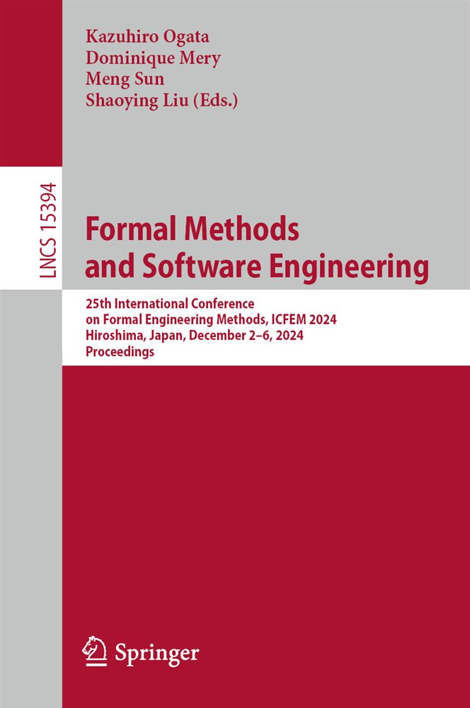 Formal Methods and Software Engineering by Kazuhiro Ogata (ebook)