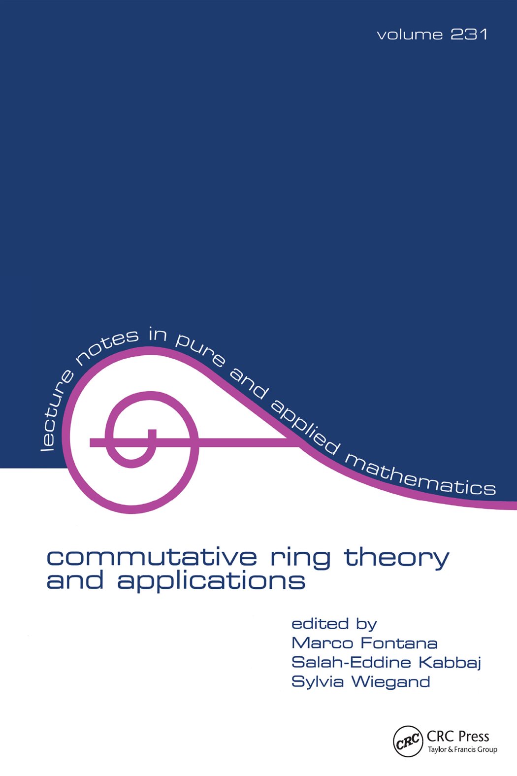 Commutative Ring Theory and Applications by Marco Fontana (ebook)