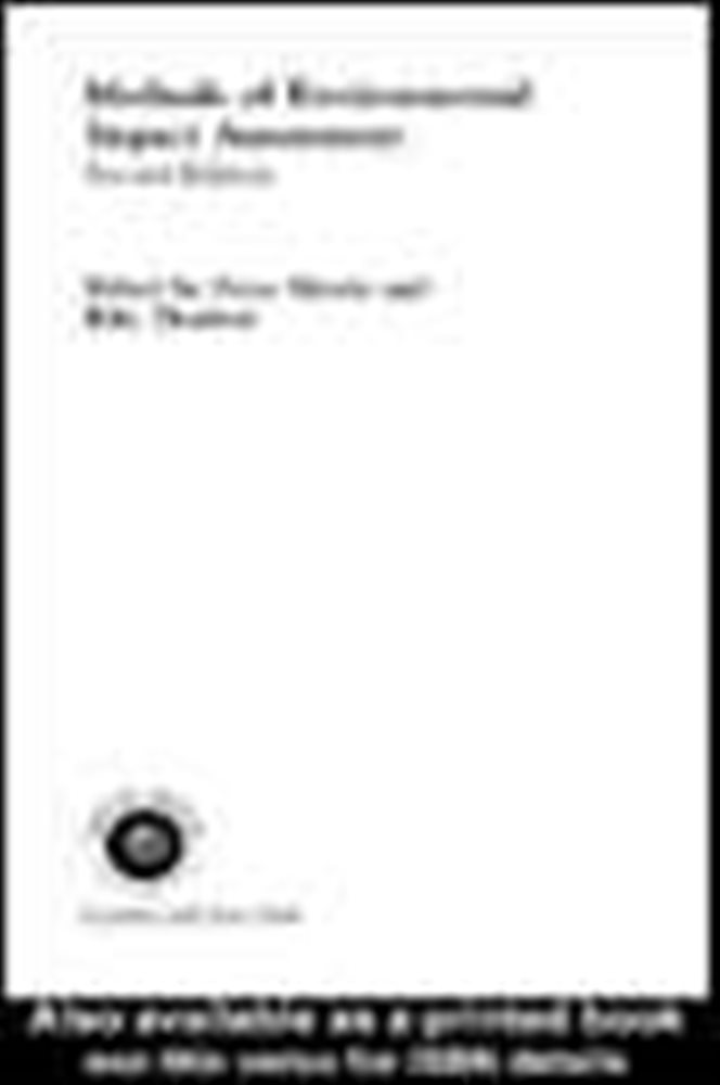 Methods Of Environmental Impact Assessment 2nd Ed methods-of-environmental-impact-assessment-2nd-ed