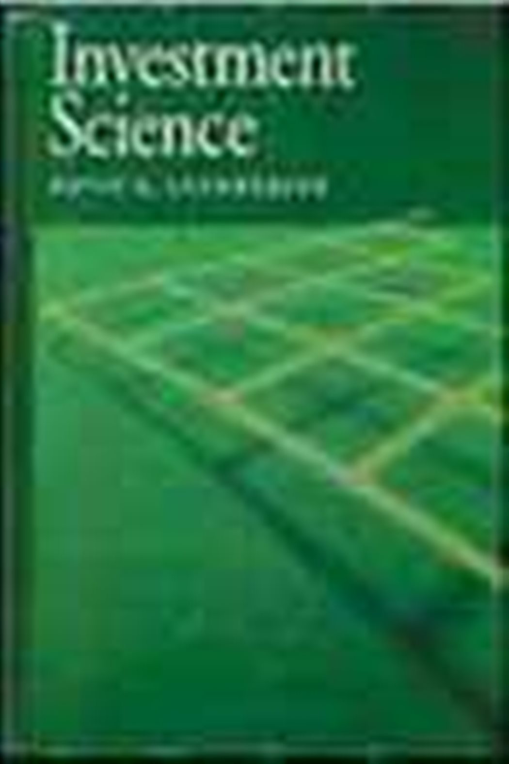 Investment Science by David G. Luenberger (ebook)