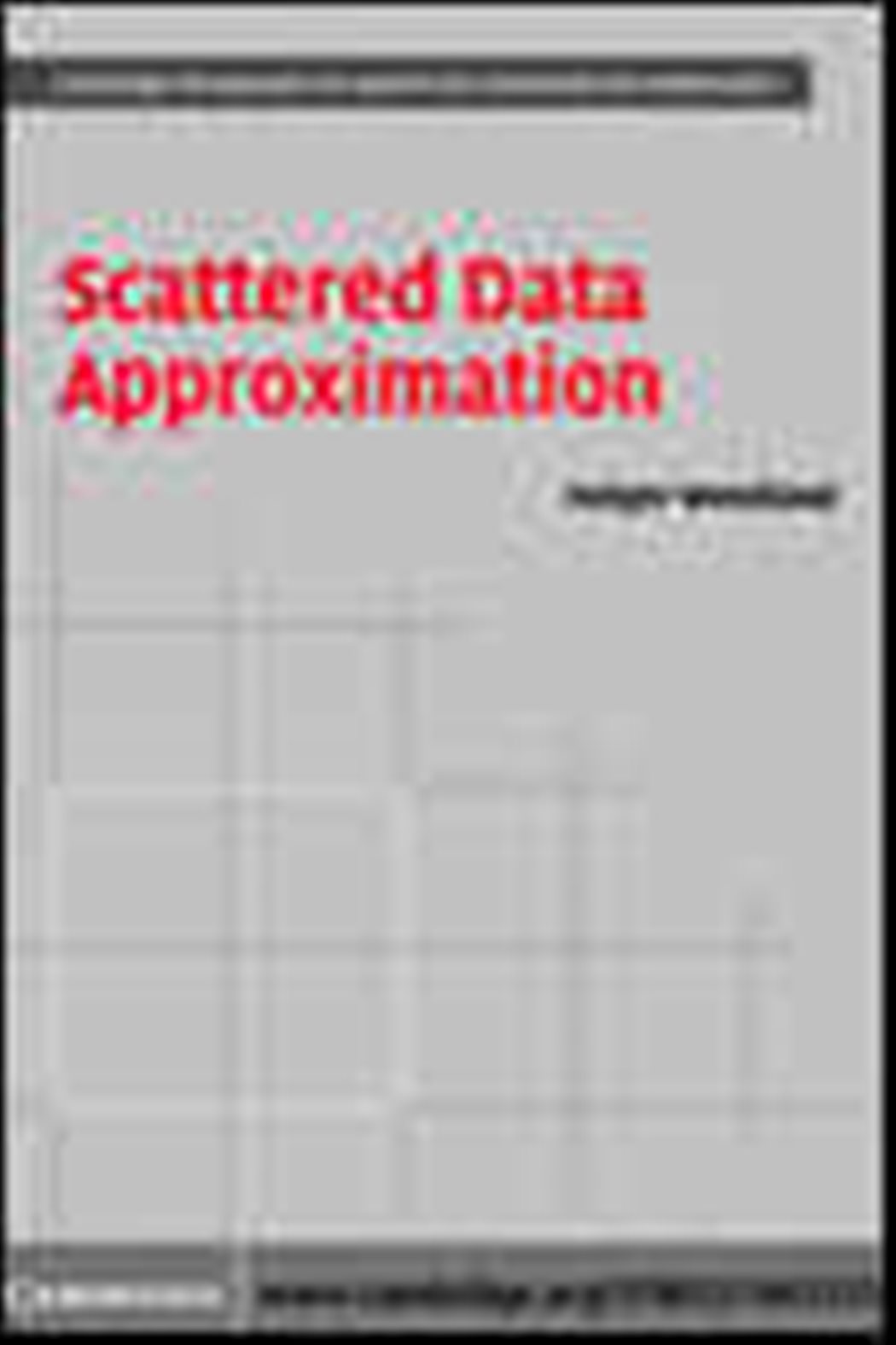 Scattered Data Approximation by Holger Wendland (ebook)