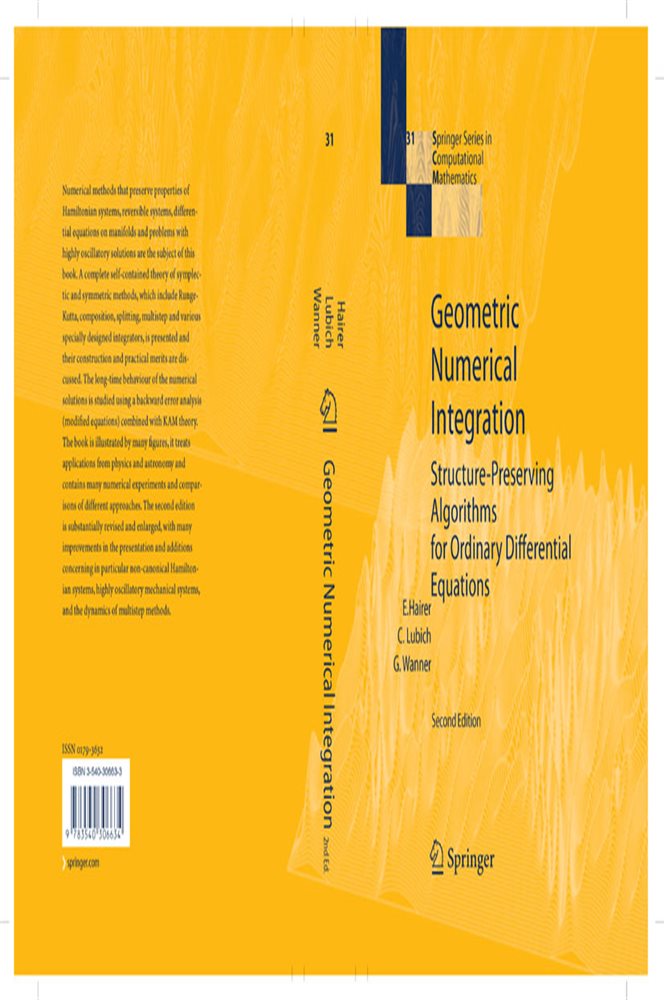 Geometric Numerical Integration (2nd ed.) by Ernst Hairer (ebook)