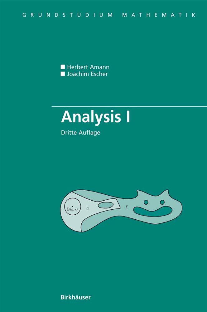 Analysis I (3rd ed.) by Herbert Amann (ebook)