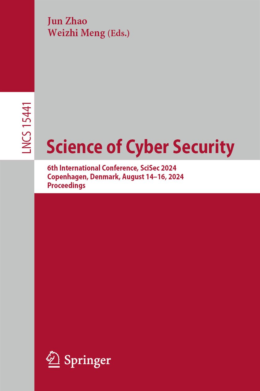 Science of Cyber Security by Jun Zhao (ebook)