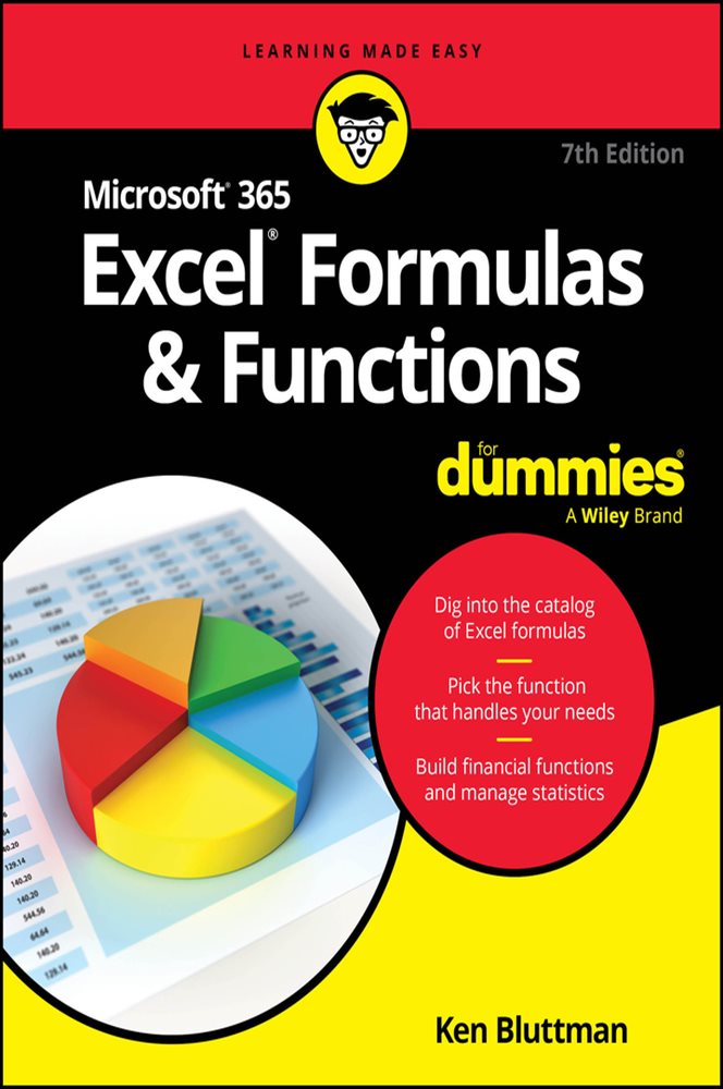 Microsoft 365 Excel Formulas And Functions For Dummies