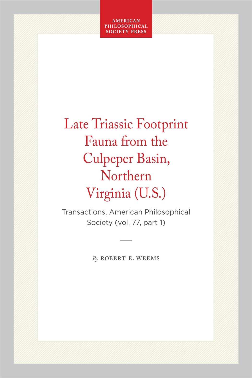 Late Triassic Footprint Fauna from the Culpeper Basin, Northern ...