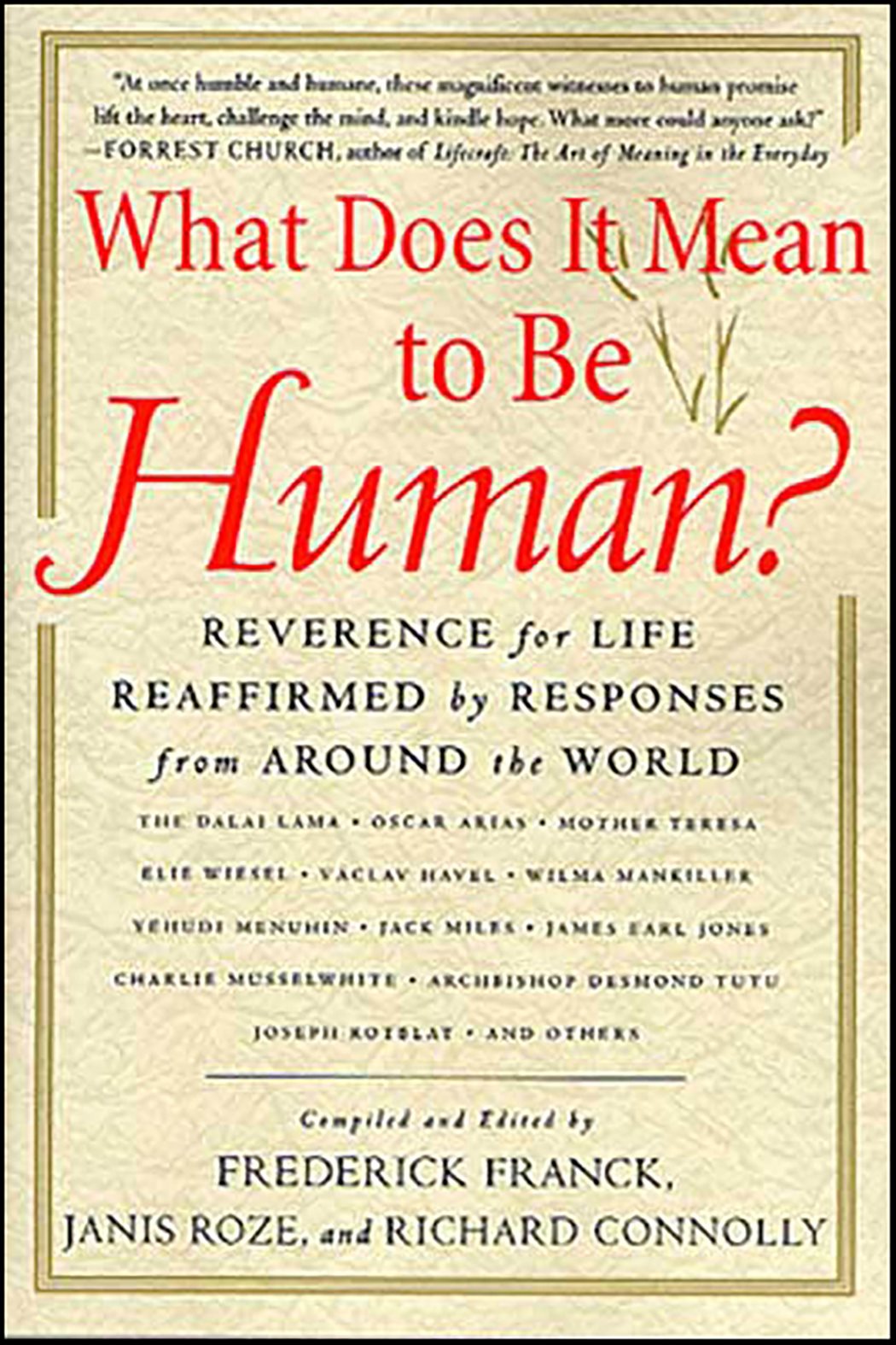 What Does It Mean to Be Human? by Frederick Franck (ebook)