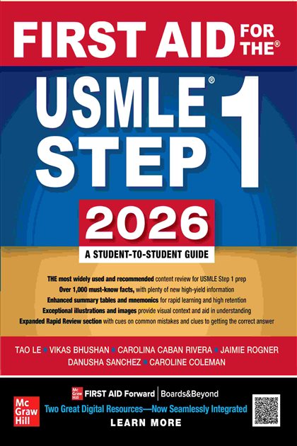 First Aid for the USMLE Step 1 2026 (36th ed.) by Tao Le (ebook)