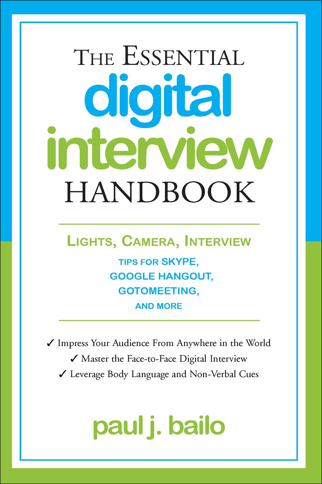 The Essential Digital Interview Handbook by Paul Bailo (ebook)