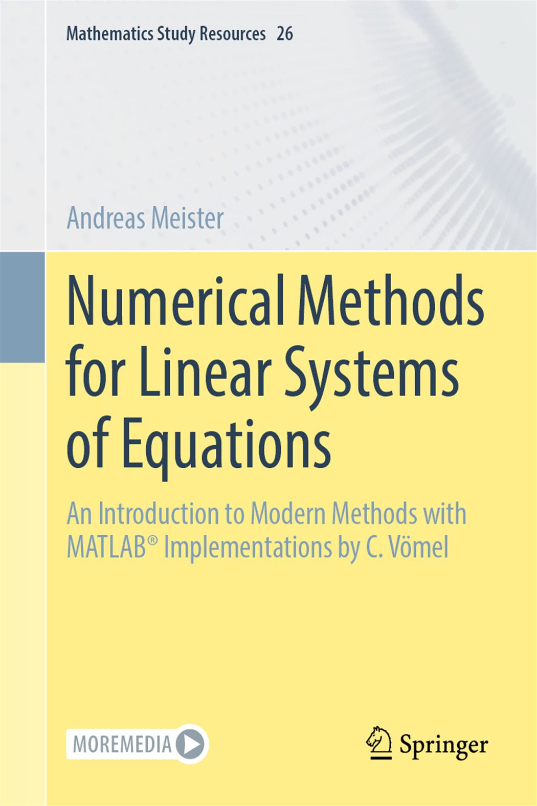 Numerical Methods for Linear Systems of Equations