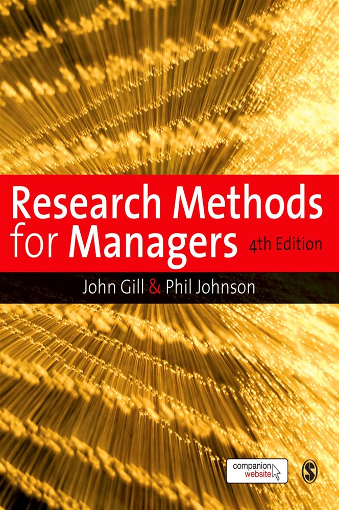 Research Methods for Managers (4th ed.) by John Gill (ebook)