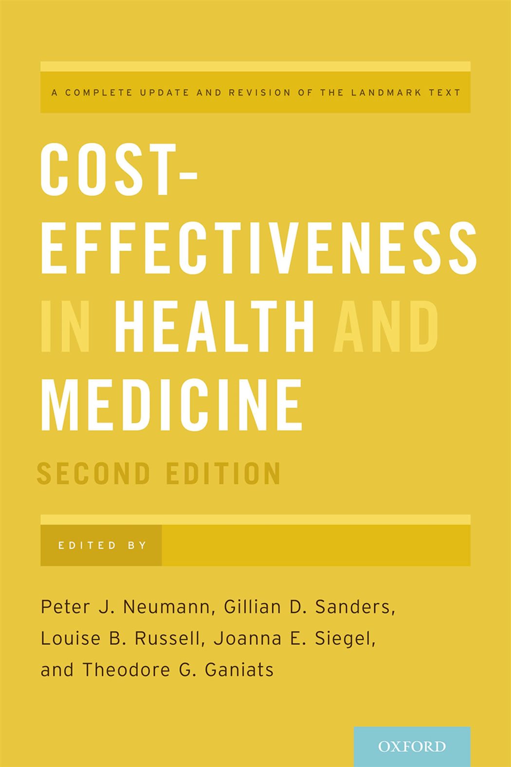 Cost-Effectiveness in Health and Medicine (2nd ed.)