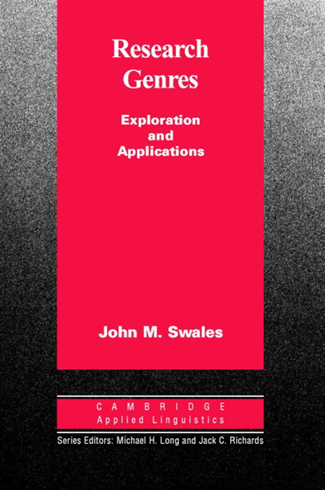Research Genres by John M. Swales (ebook)