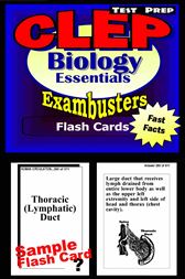 CLEP Biology Test Prep Review--Exambusters Flash Cards