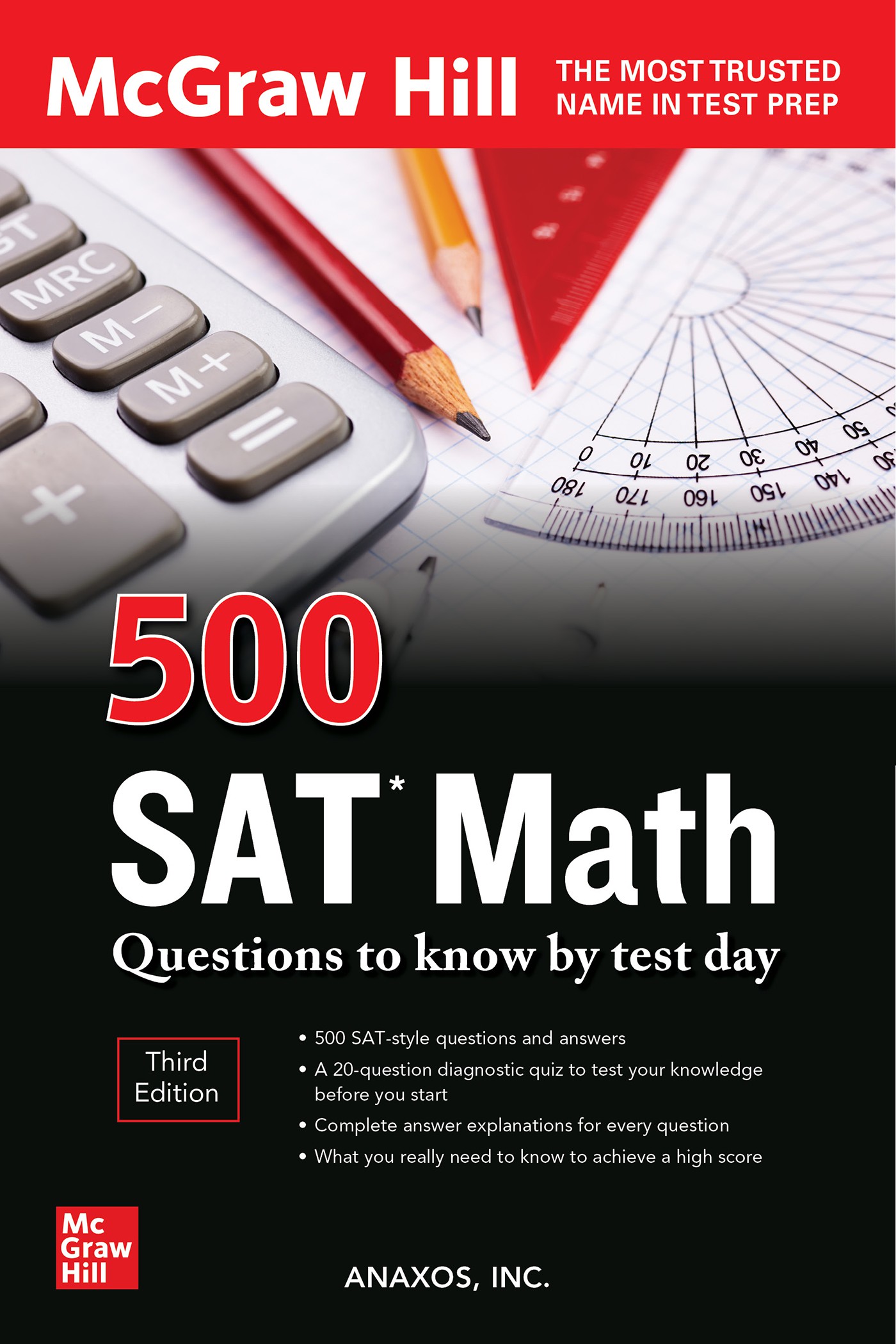  PDF Ebook McGraw Hill 500 SAT Math Questions To Know By Test Day 3rd 